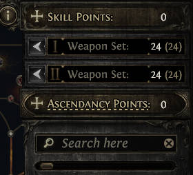 PoE 2 Weapon Set Skill Points Explained